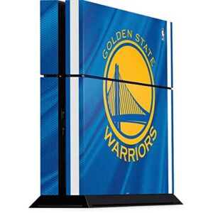 skinit decal gaming skin for ps4 console - officially licensed nba golden state warriors jersey design