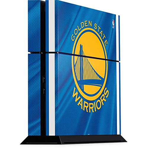 Skinit Decal Gaming Skin for PS4 Console - Officially Licensed NBA Golden State Warriors Jersey Design