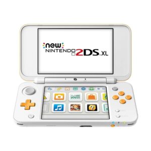 nintendo 2ds xl game console - white + orange - nintendo 2ds