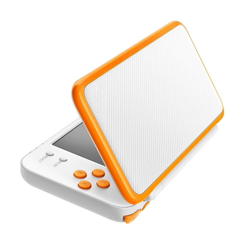 Nintendo 2DS XL Game Console - White + Orange - Nintendo 2DS