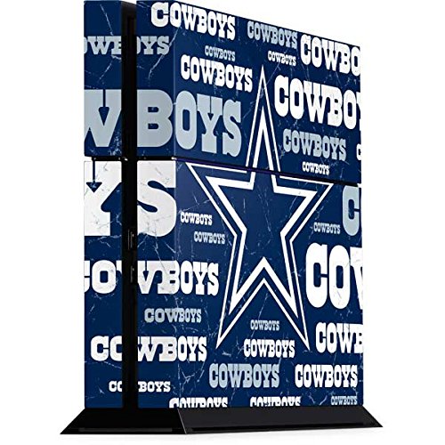 Skinit Decal Gaming Skin Compatible with PS4 Console - Officially Licensed NFL Dallas Cowboys Blast Design