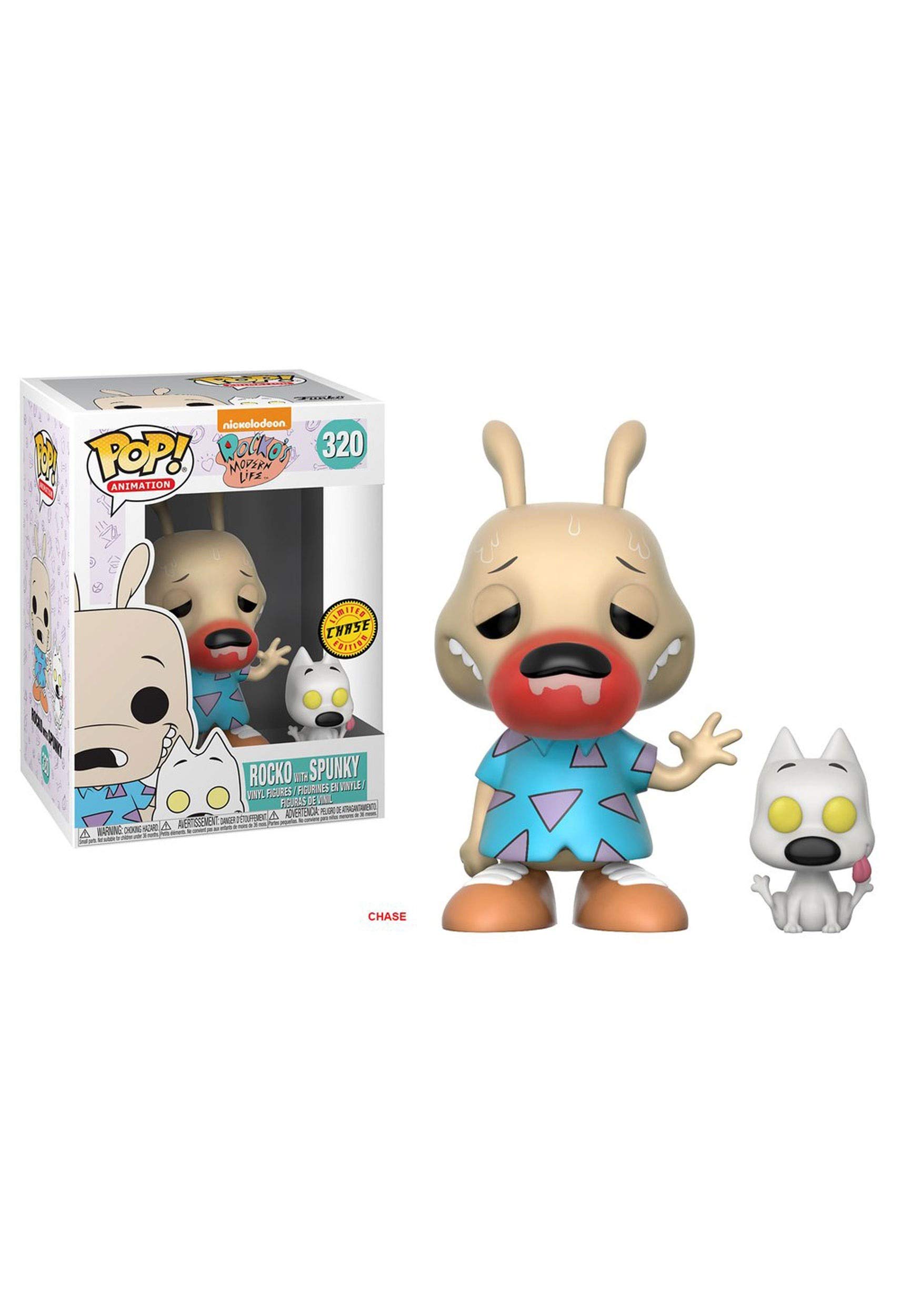 Funko Pop! Television: Rocko's Modern Life - Rocko & Spunky (Styles May Vary) Collectible Toy