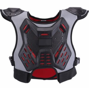 zz lighting kids chest protector body armor vest protective gear for dirt bike snowboarding motocross skiing, l