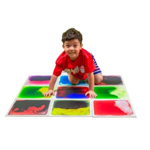 art3d liquid fusion activity play centers for children, toddler, teens, 12" x 12" pack of 9 tiles