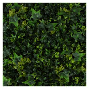 3rd street inn greenery panel - artificial hedge wall - fake plant wall backdrop - privacy screen - interlocking panels - indoor outdoor décor (12, english garden)