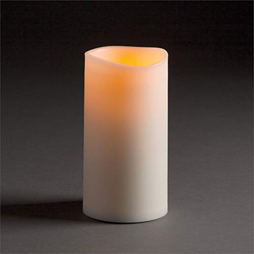 Lightli Od Truflame Pillar 3.5X3.5x7, Ivory, Plastic