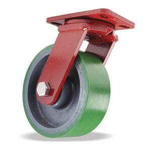 hamilton s-zffm-13db swivel caster zffm 10x3 duralast 3000 crimson red