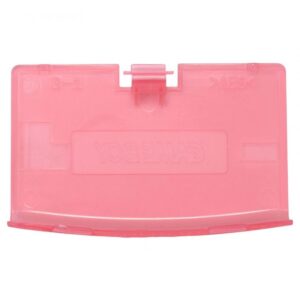 Battery Back Door Cover Case for Game Boy Advance GBA Replacement Clear Pink