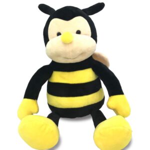 garden buzz cuties nana the bee with smile face and yellow wings plush bumblebee stuffed animal shaped soft bug insect toy plushie present