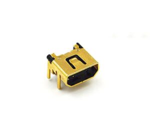 power jack charging port socket connector dock for nintendo ds lite dsl ndsl replacement part - gold