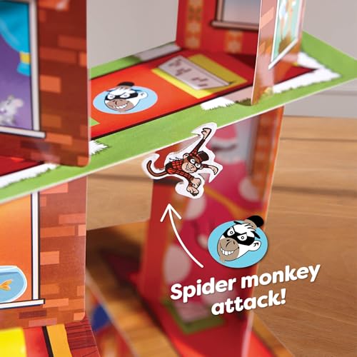 HABA Rhino Hero Super Battle - Exciting 3D Stacking Board Game for Kids & Adults, Fun Family Games, Stacking Card Games for Kids, Made in Germany