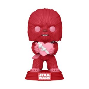 pop funko star wars: valentines - cupid chewbacca vinyl figure