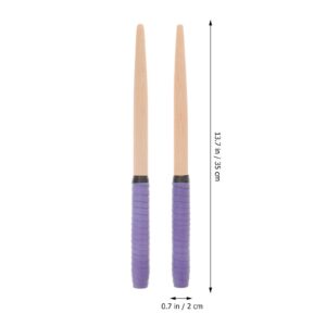 Pair of 350 * 20MM Maibachi of Taiko Drum Drumsticks drumsticks (Purple)