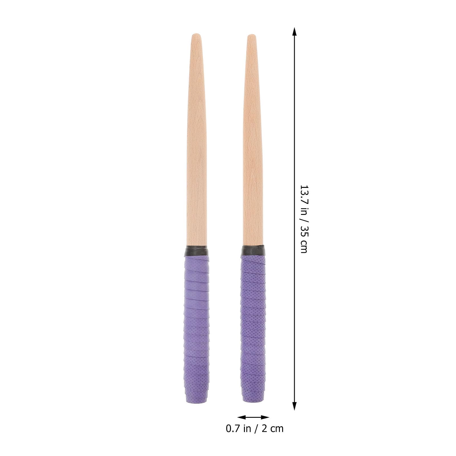 Pair of 350 * 20MM Maibachi of Taiko Drum Drumsticks drumsticks (Purple)