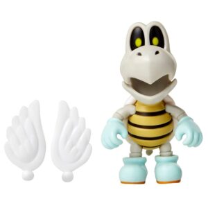 world of nintendo nintendo super mario parabones 4” articulated figure with wings for 36 months to 72 months