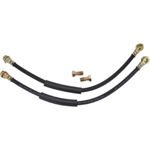 rubber brake line hose set for 7/16 inch-20 calipers