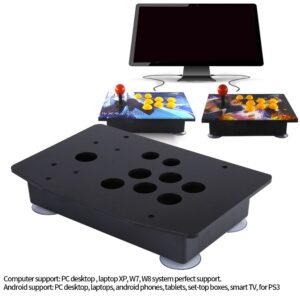 Acrylic Panel and Case DIY Set Kits Replacement for Arcade Game Joystick DIY Set Kits Replacement Game Machine Cabinet Controller DIY Kit