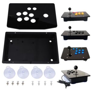 acrylic panel and case diy set kits replacement for arcade game joystick diy set kits replacement game machine cabinet controller diy kit