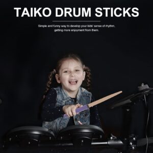 Pair of 350 * 20MM Maibachi of Taiko Drum Drumsticks drumsticks (Purple)