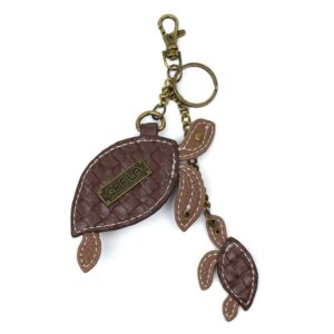 CHALA Ocean Collection Women's Decorative Key Fob/Coin Purse Accessory (Two Turtles)