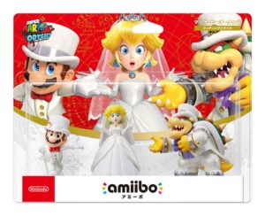 amiibo triple wedding set [mario / peach / kupa] (super mario series) japan ver.