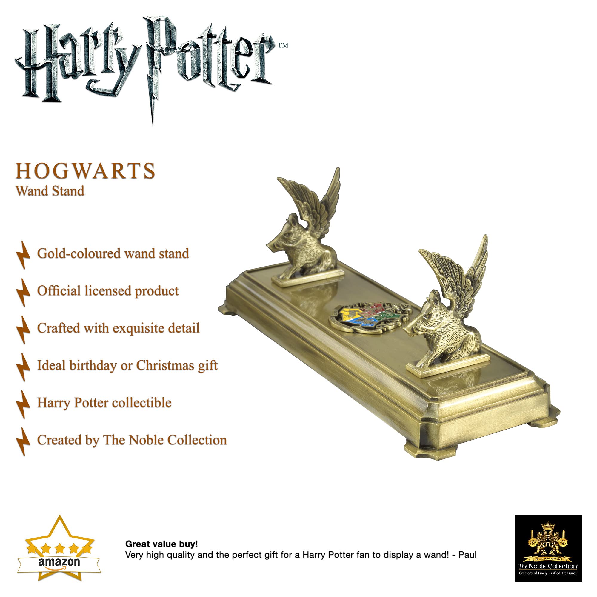 The Noble Collection Harry Potter Hogwarts House Wand Stand