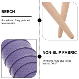 Pair of 350 * 20MM Maibachi of Taiko Drum Drumsticks drumsticks (Purple)