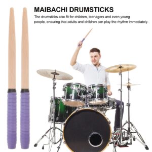 Pair of 350 * 20MM Maibachi of Taiko Drum Drumsticks drumsticks (Purple)