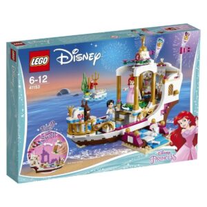 lego disney princess ariel’s royal celebration boat 41153 children's toy construction set (380 pieces)