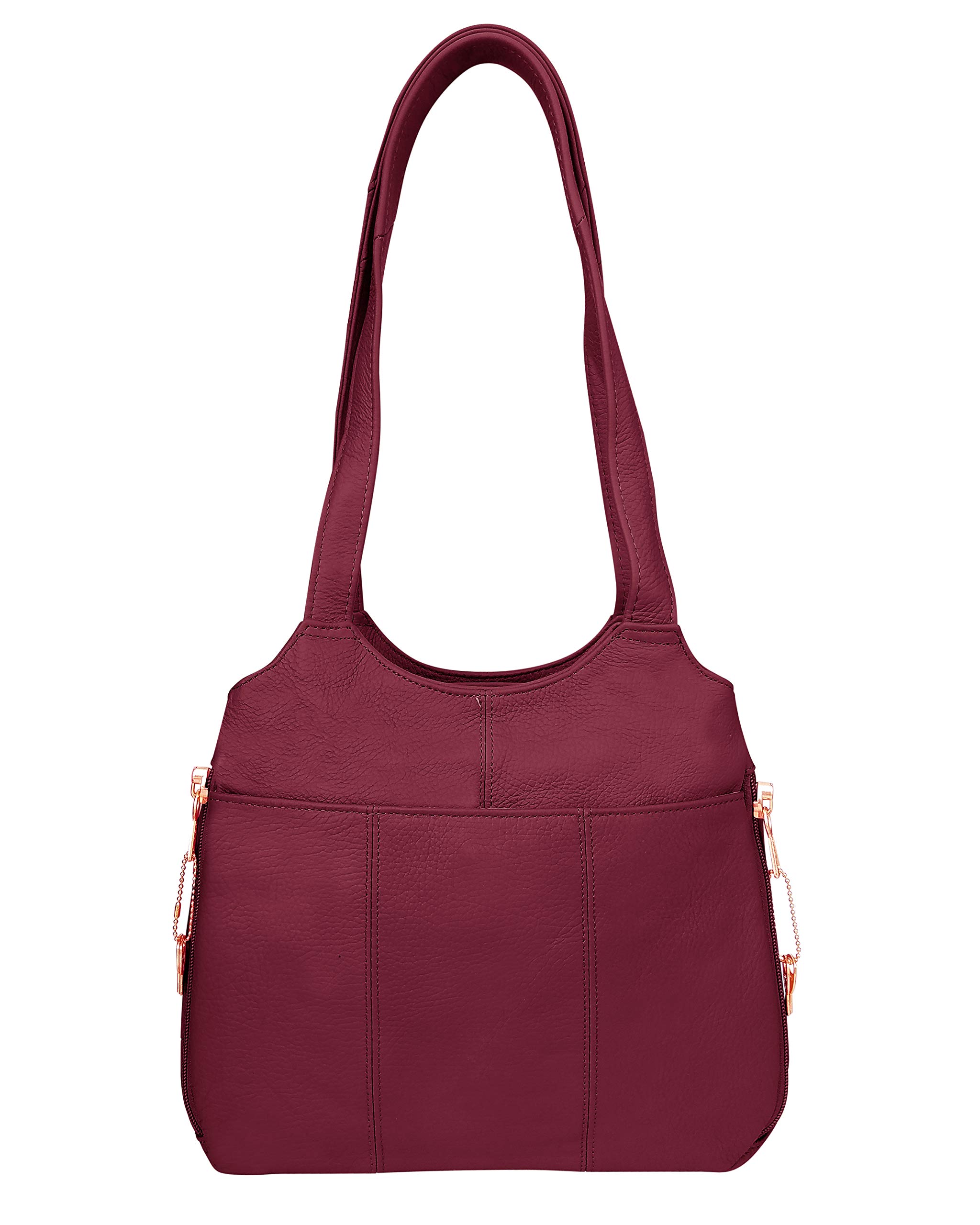 Roma Leathers Gun Concealment Purse - Wine