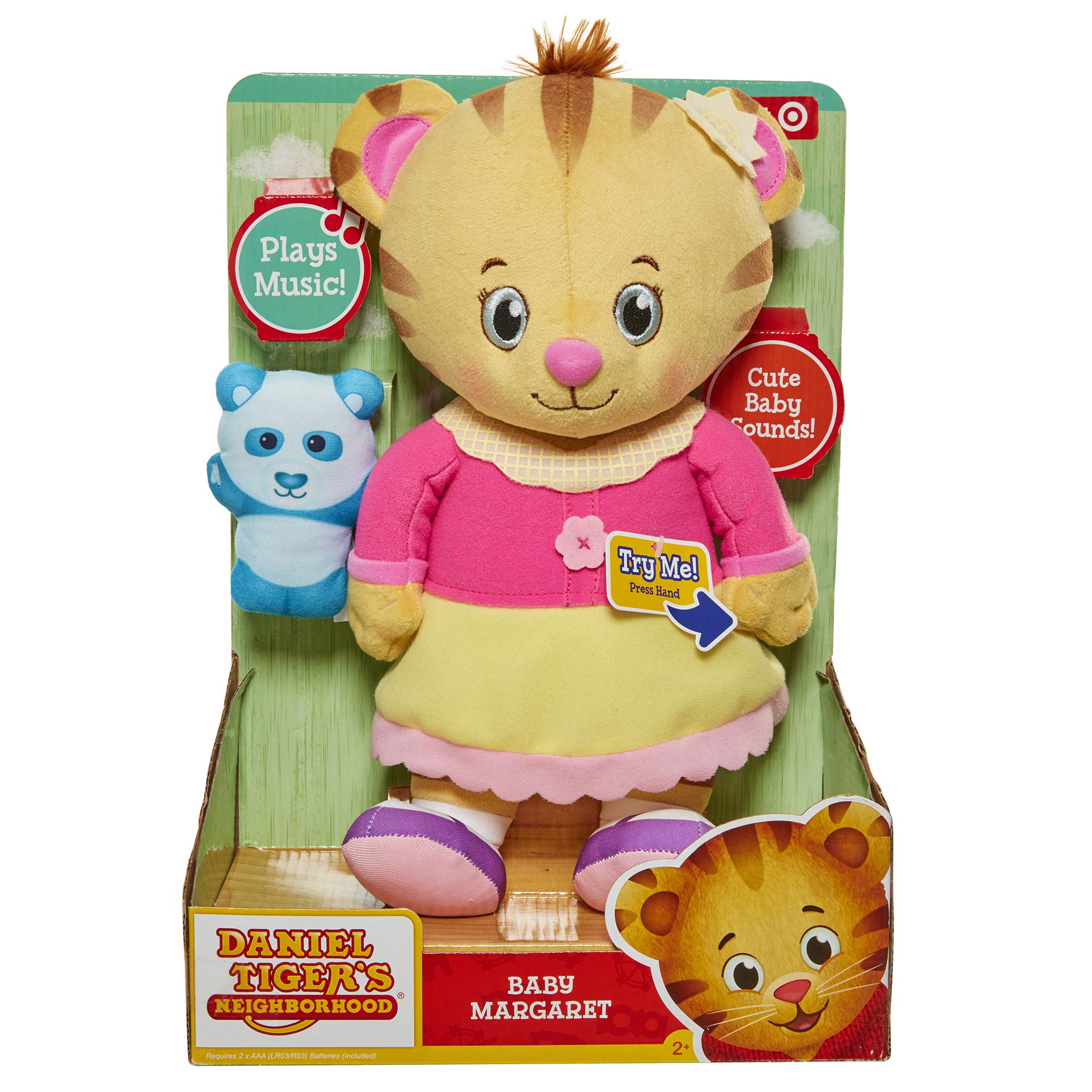 Daniel Tiger's Neighborhood Talking Baby Margaret Plush, 12 inch