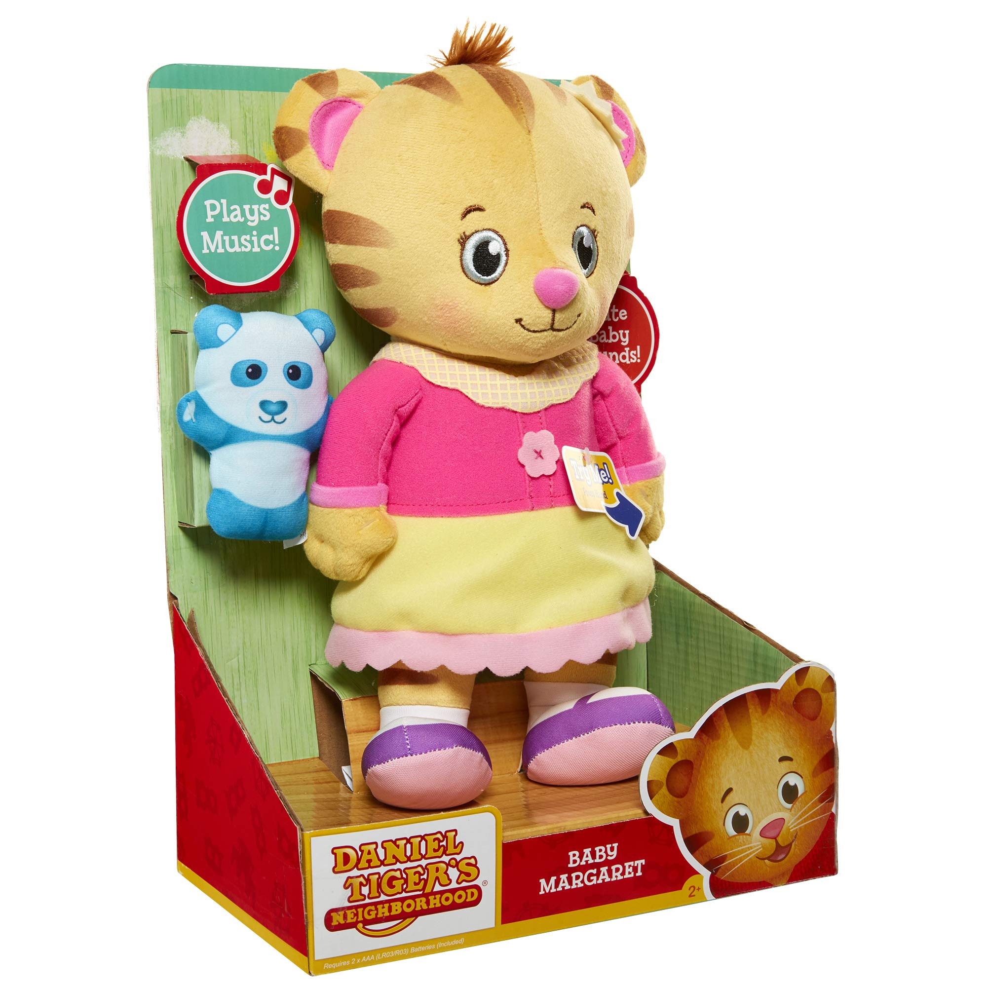 Daniel Tiger's Neighborhood Talking Baby Margaret Plush, 12 inch