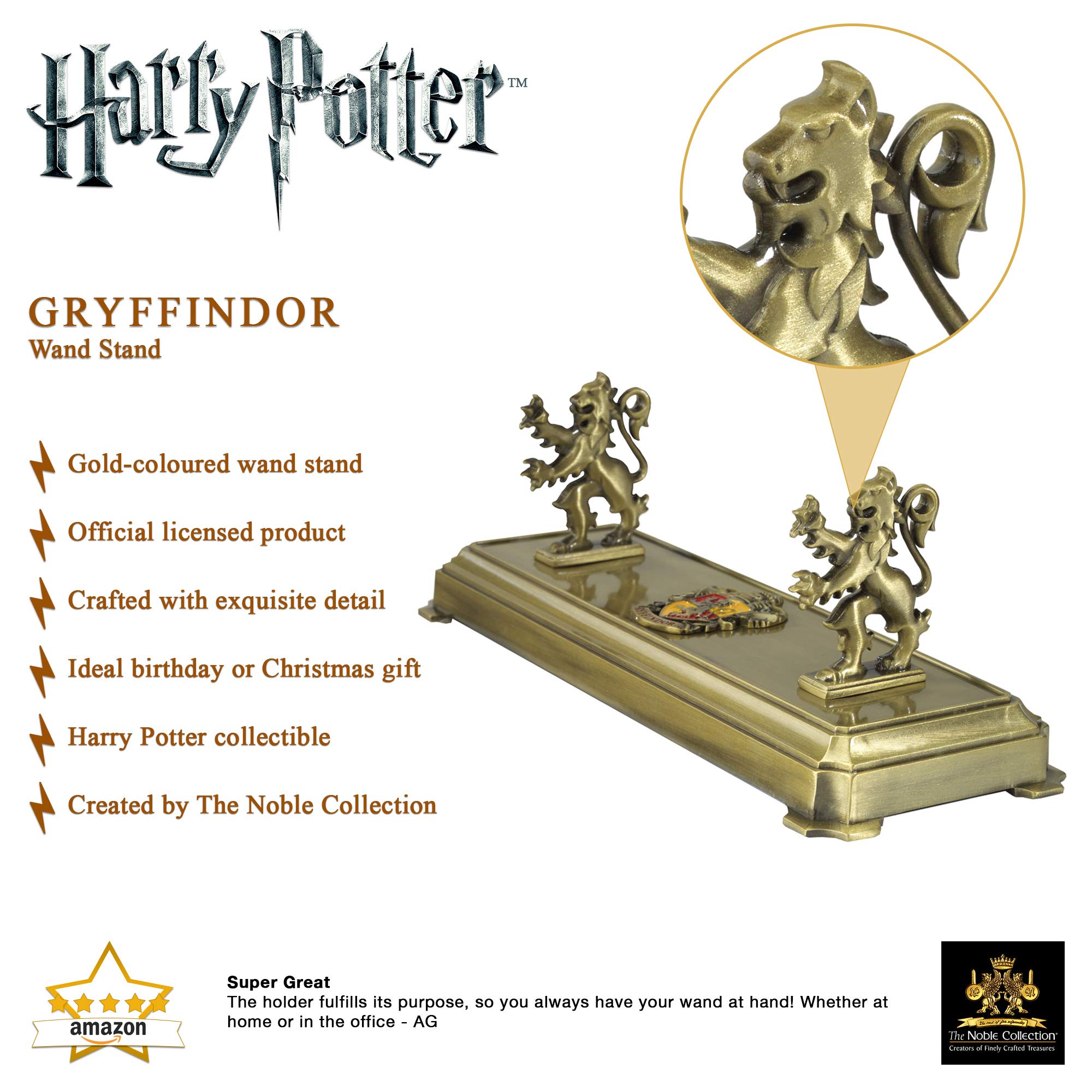 The Noble Collection Harry Potter Gryffindor House Wand Stand