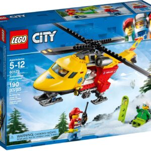 LEGO City Ambulance Helicopter 60179 Building Kit, New 2019 (190 Pieces)