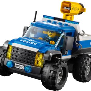 City Mountain Dirt Road Pursuit Police Building Set, Police 4x4 Toy Car & Buggy, Police Toys for Kids