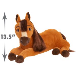 DreamWorks Spirit Riding Free Large Spirit Plush, 13.5 Inch Tall and 18 Inch Long, Stuffed Animal, Horse, Kids Toys for Ages 3 Up by Just Play