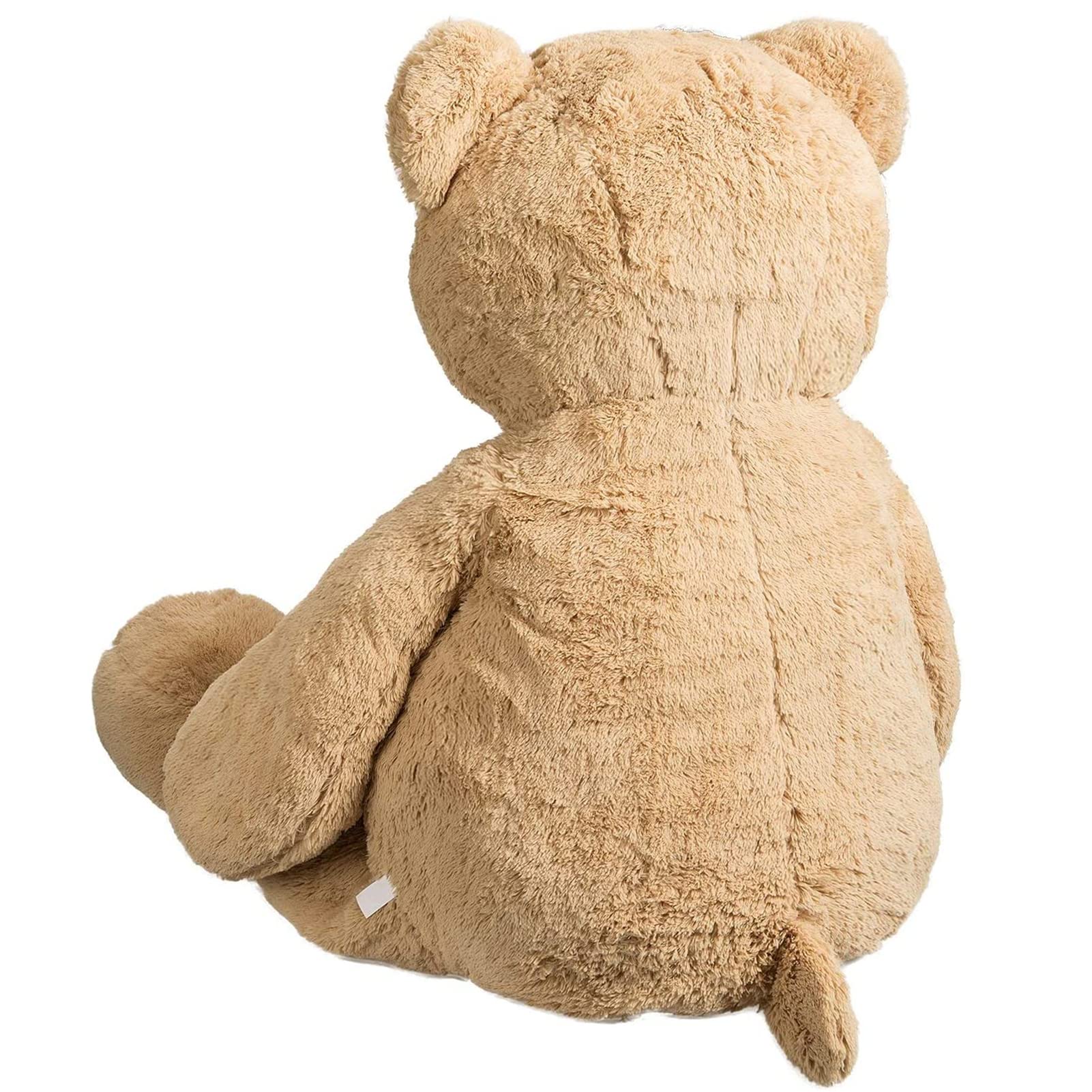 HollyHOME Teddy Bear Plush Giant Teddy Bears Stuffed Animals Teddy Bear Love Big Footprints 5 Feet Brown