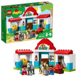 lego duplo town farm pony stable 10868 building blocks (59 piece)