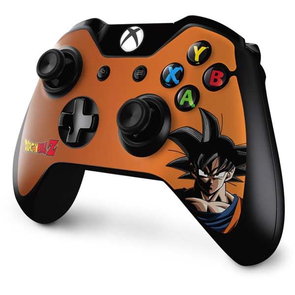 Skinit Decal Gaming Skin Compatible with Xbox One Controller - Officially Licensed Dragon Ball Z Goku Portrait Design