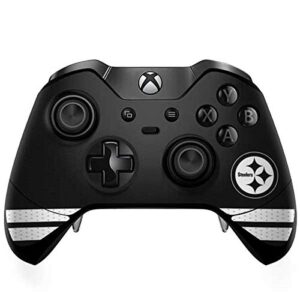 skinit decal gaming skin compatible with xbox one elite controller - officially licensed nfl pittsburgh steelers shutout design