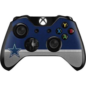 skinit decal gaming skin compatible with xbox one controller - officially licensed nfl dallas cowboys vintage design