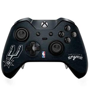 skinit decal gaming skin compatible with xbox one elite controller - officially licensed nba san antonio spurs secondary logo design