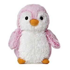 Bundle of 4 Aurora World Pom Pom Penguin Bright Pink, Blue, Purple and Gray Plush, 6"