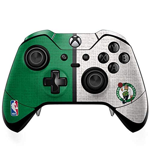 Skinit Decal Gaming Skin Compatible with Xbox One Elite Controller - Officially Licensed NBA Boston Celtics Canvas Design