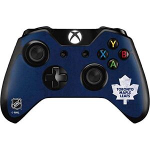 skinit decal gaming skin compatible with xbox one controller - officially licensed nhl toronto maple leafs distressed design