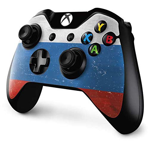 Skinit Decal Gaming Skin Compatible with Xbox One Controller - Originally Designed Russian Flag Distressed Design