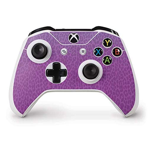 Skinit Decal Gaming Skin Compatible with Xbox One S Controller - Officially Licensed Skinit Originally Designed Cheetah Print Purple and Blue Design