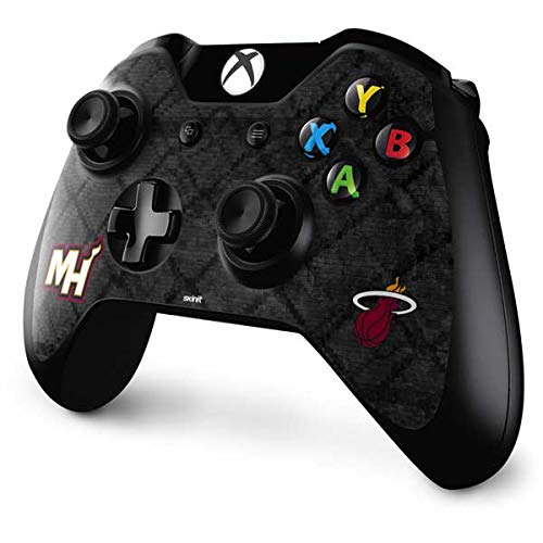 Skinit Decal Gaming Skin Compatible with Xbox One Controller - Officially Licensed NBA Miami Heat Dark Rust Design