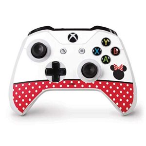 skinit decal gaming skin compatible with xbox one s controller - officially licensed disney minnie mouse symbol design