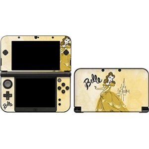 skinit decal gaming skin compatible with 3ds xl 2015 - officially licensed disney princess belle art design